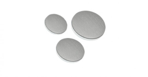 Satin Chrome Flat Caps