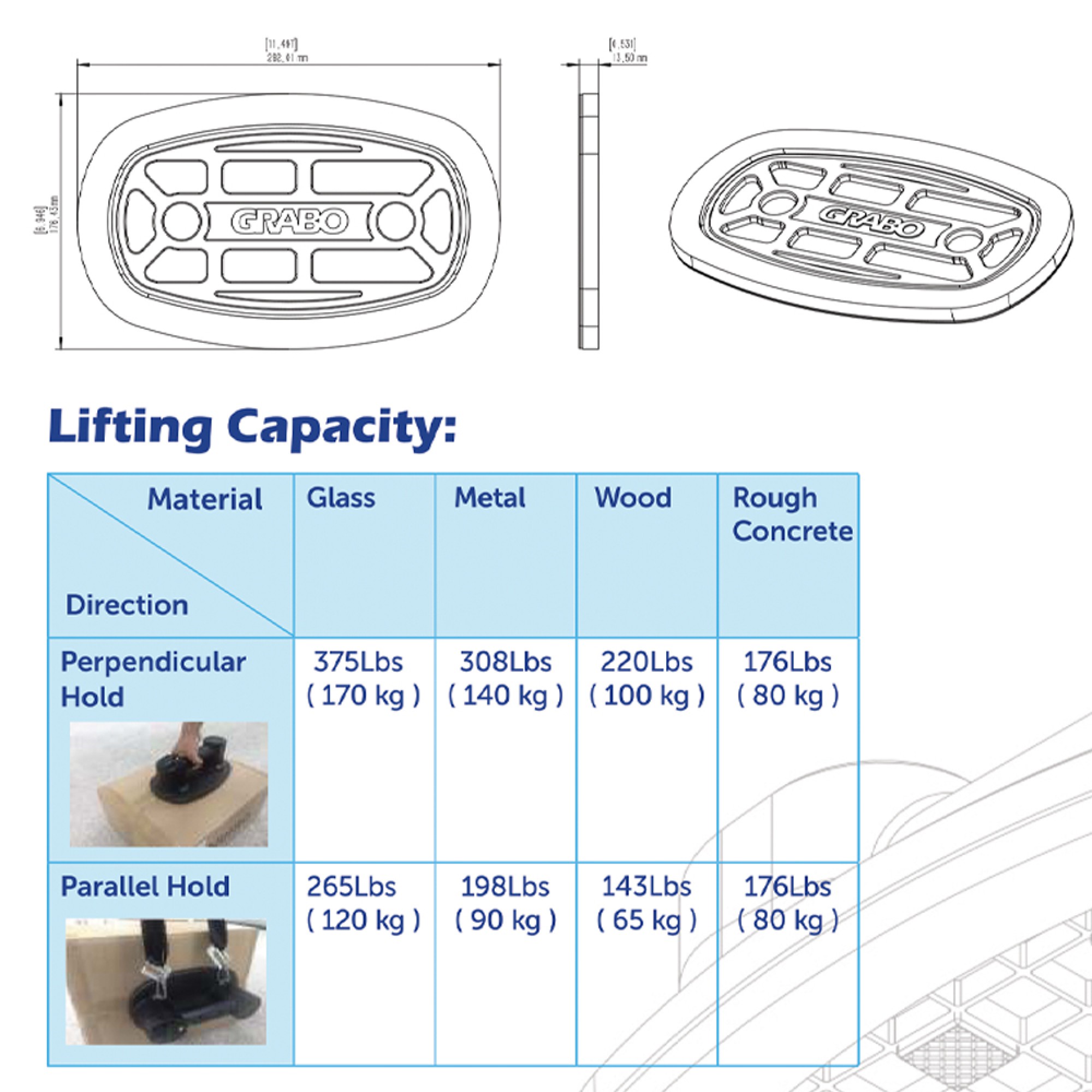 GRABO Replacement Brace Seal