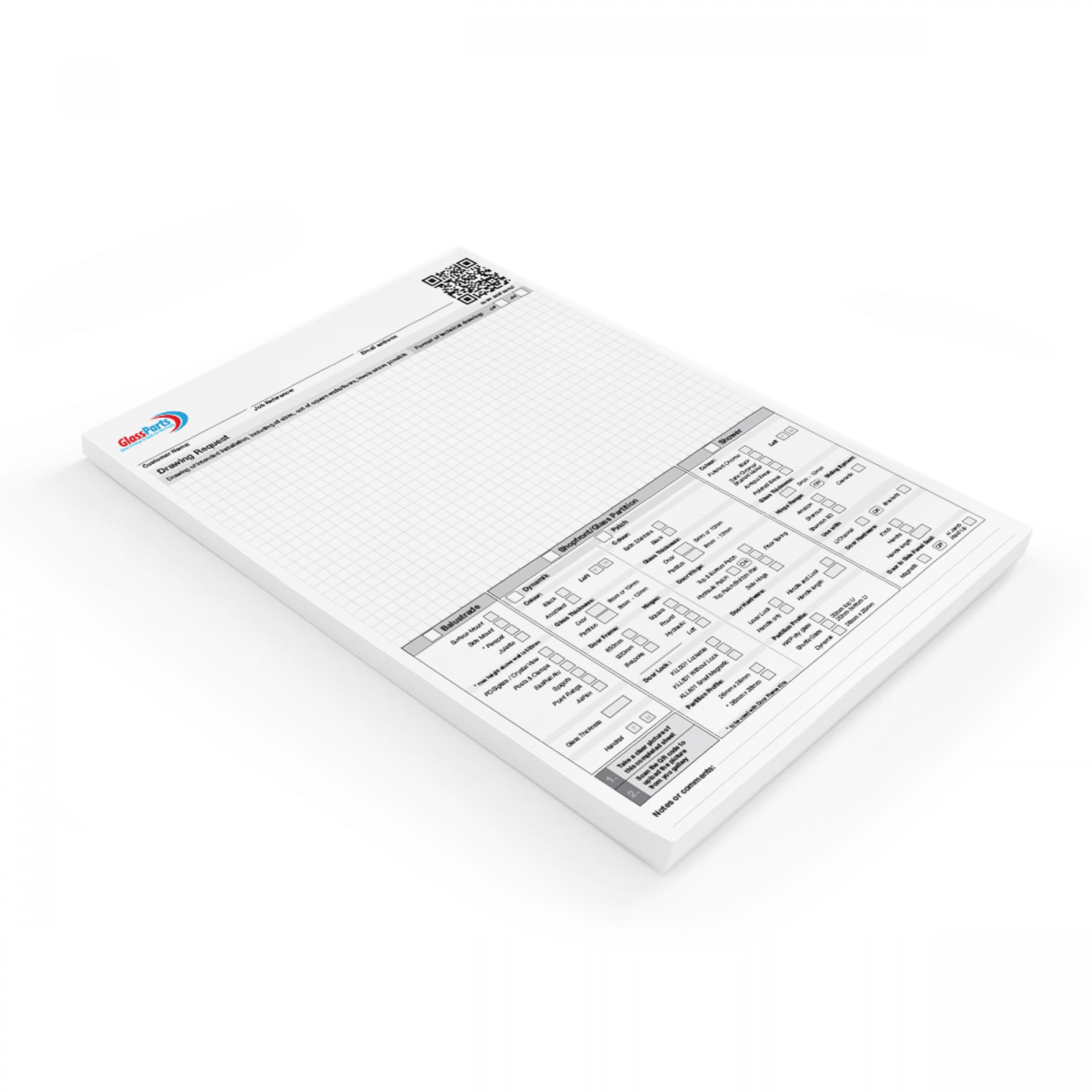 Drawing Request Form - Refill Pad