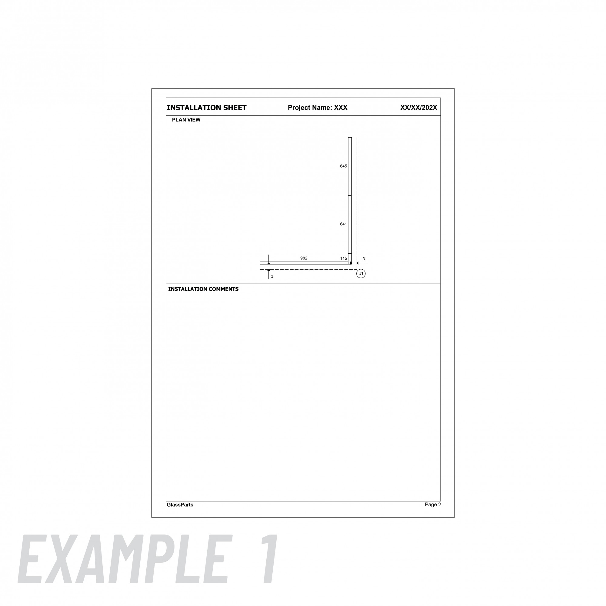 Drawing Request Form - Refill Pad