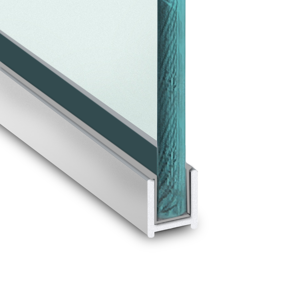 Dry Glazing U Profiles For Shop Fronts & Partitions