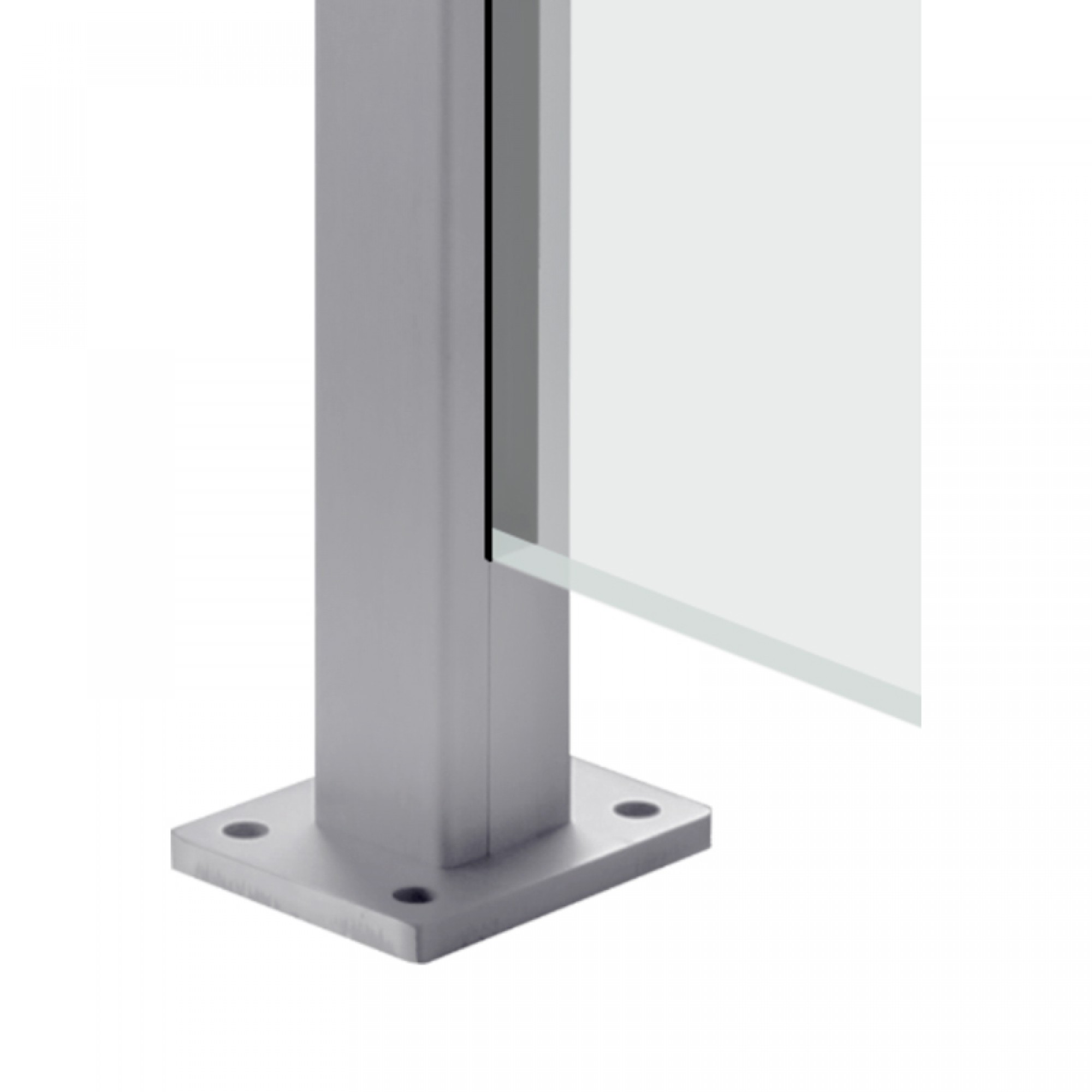 Top Mounted EaziRail End Post - 1100mm - Anodised