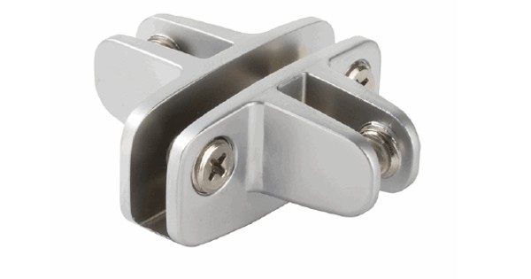 4 Way Assembly Bracket Closed Type - Matt Chrome