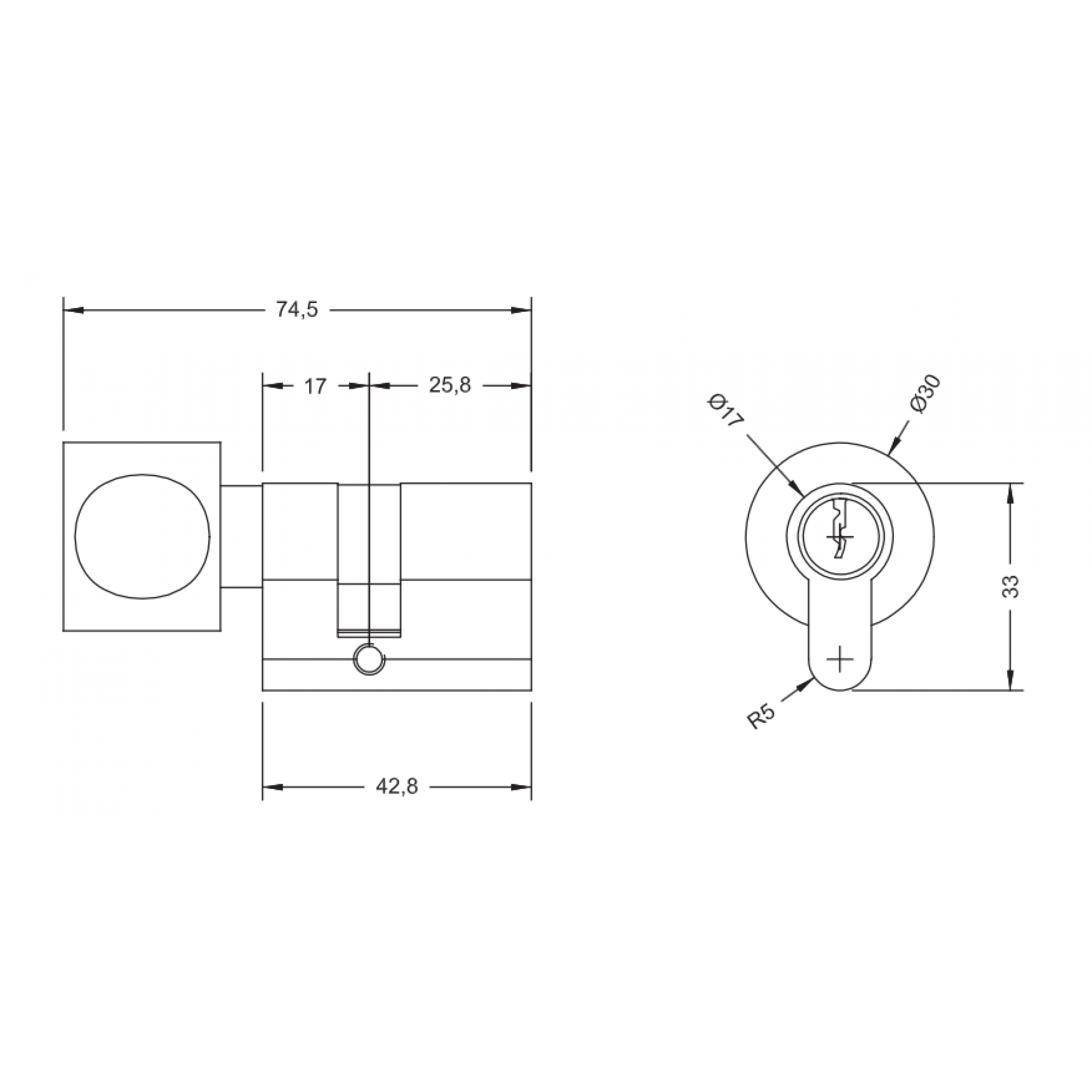 Dynamik Thumb Turn Cylinder - Door Opening In