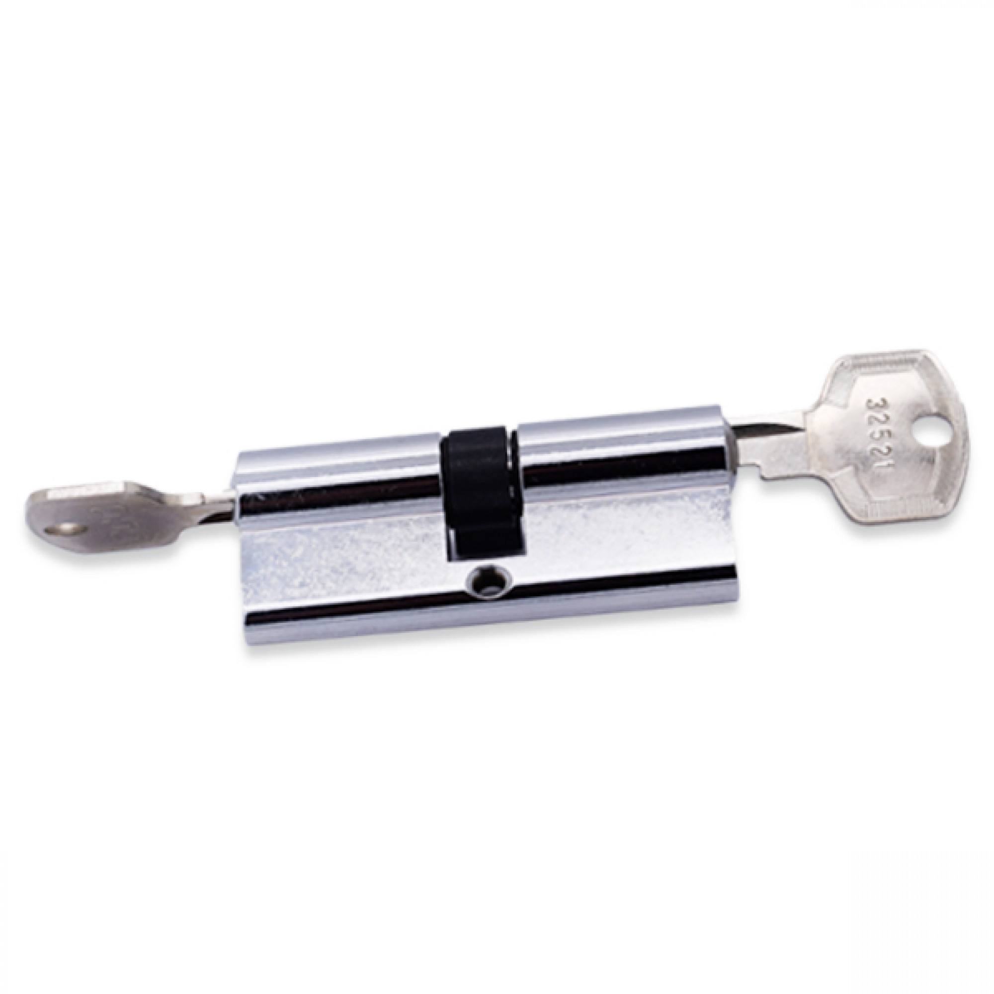 Standard Europrofile Cylinder - Key Differ - Polished Chrome