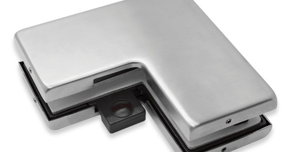 Corner Transom Connector - Satin Stainless