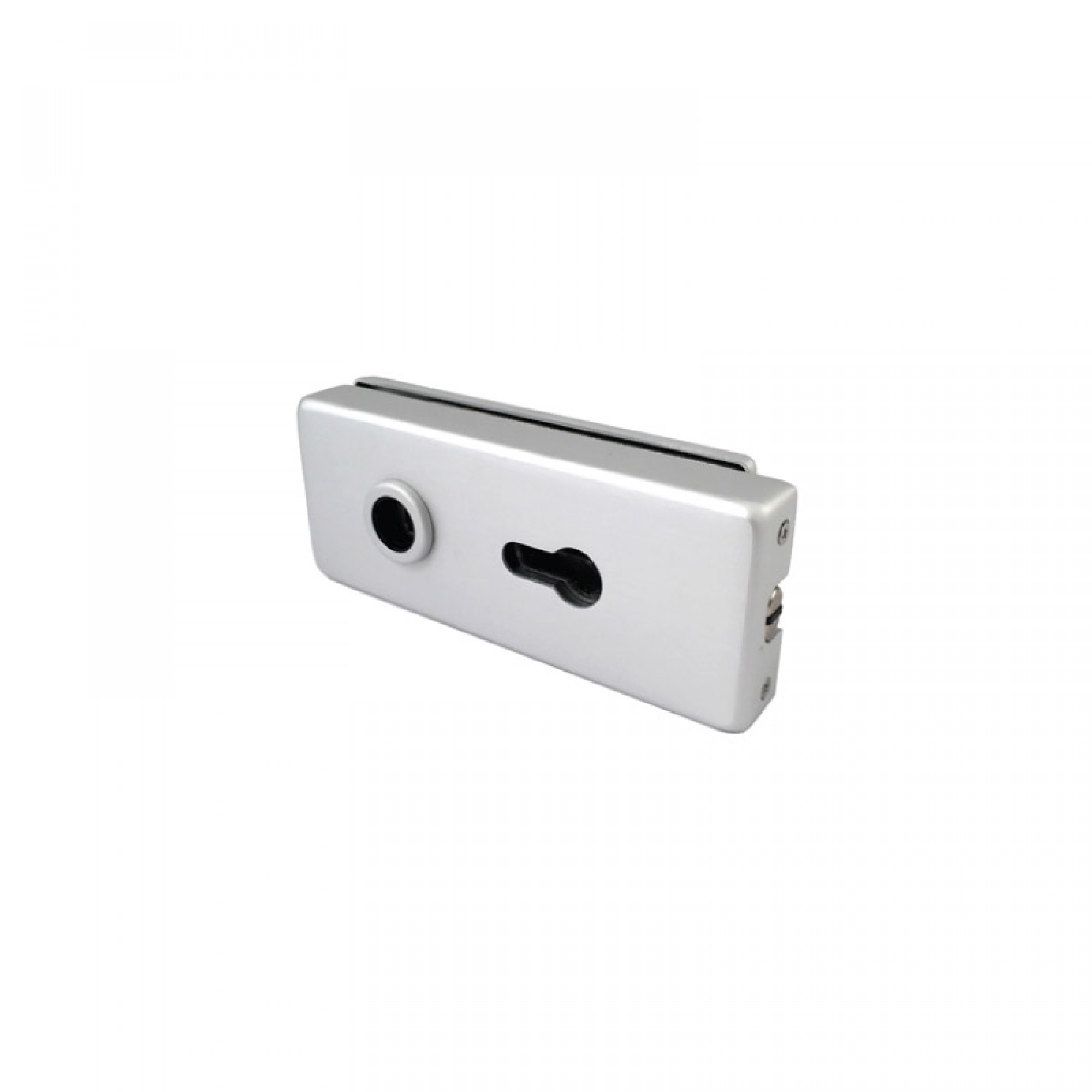 Magnetic Catch Lever Lock - Natural Anodised