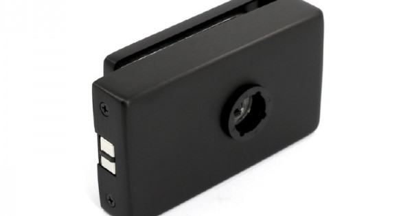 Small Magnetic Catch Lever Lock - Black