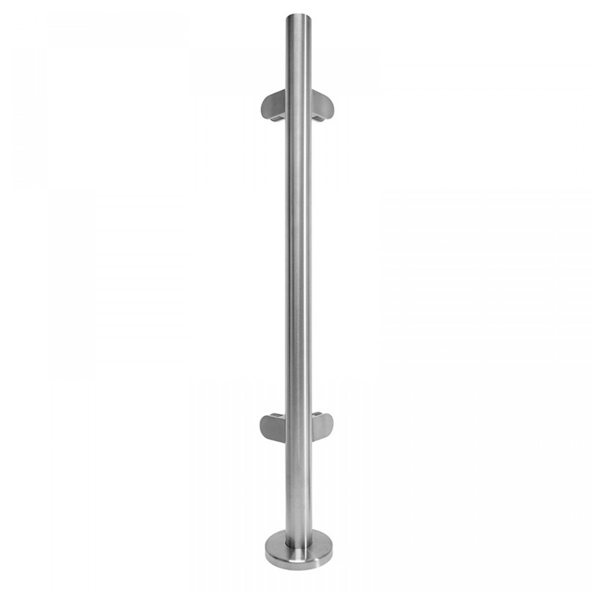 90 Degree Balustrade Post Including Clamps For 10mm Glass