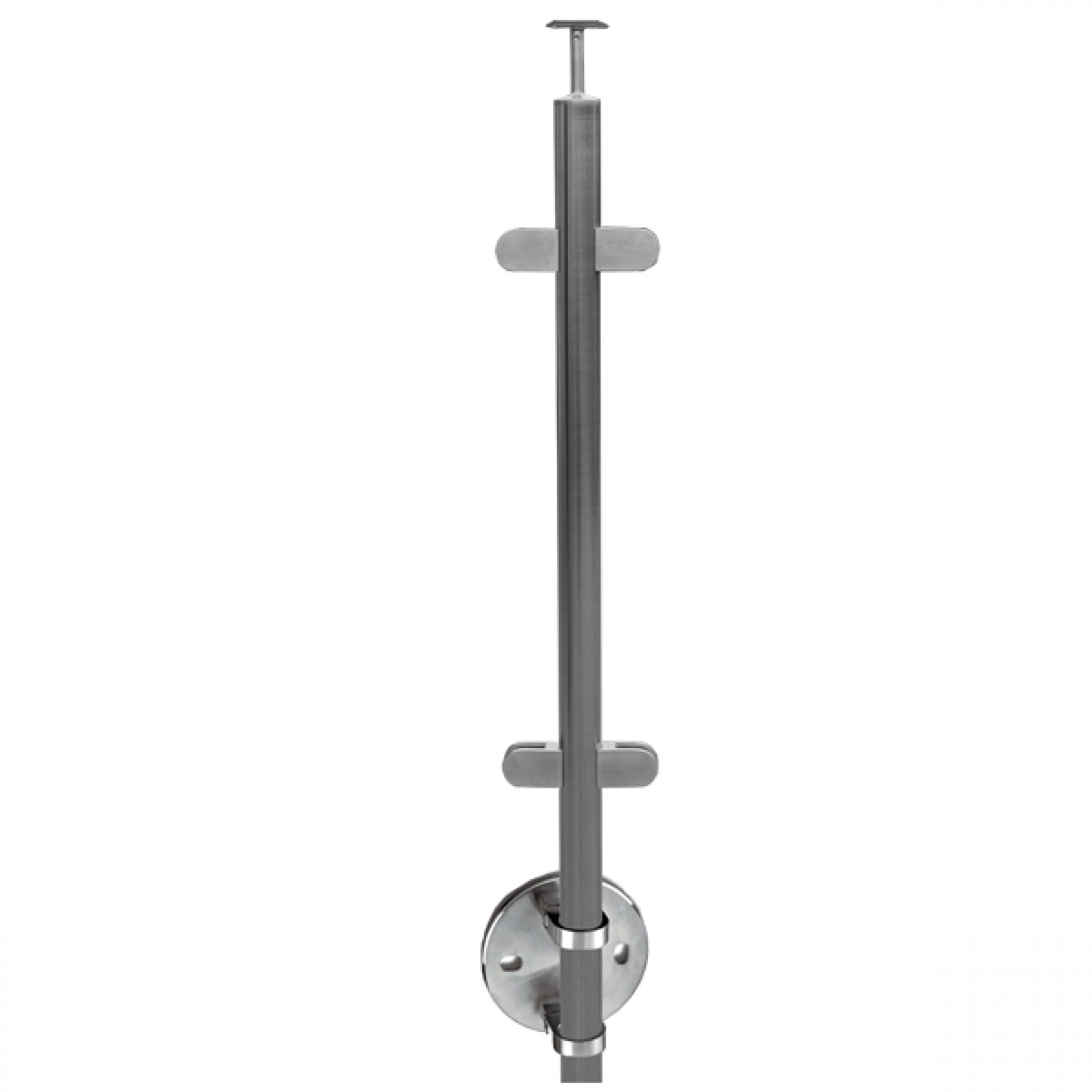 Side Mount Centre Post - 900-1300mm - Hand Rail