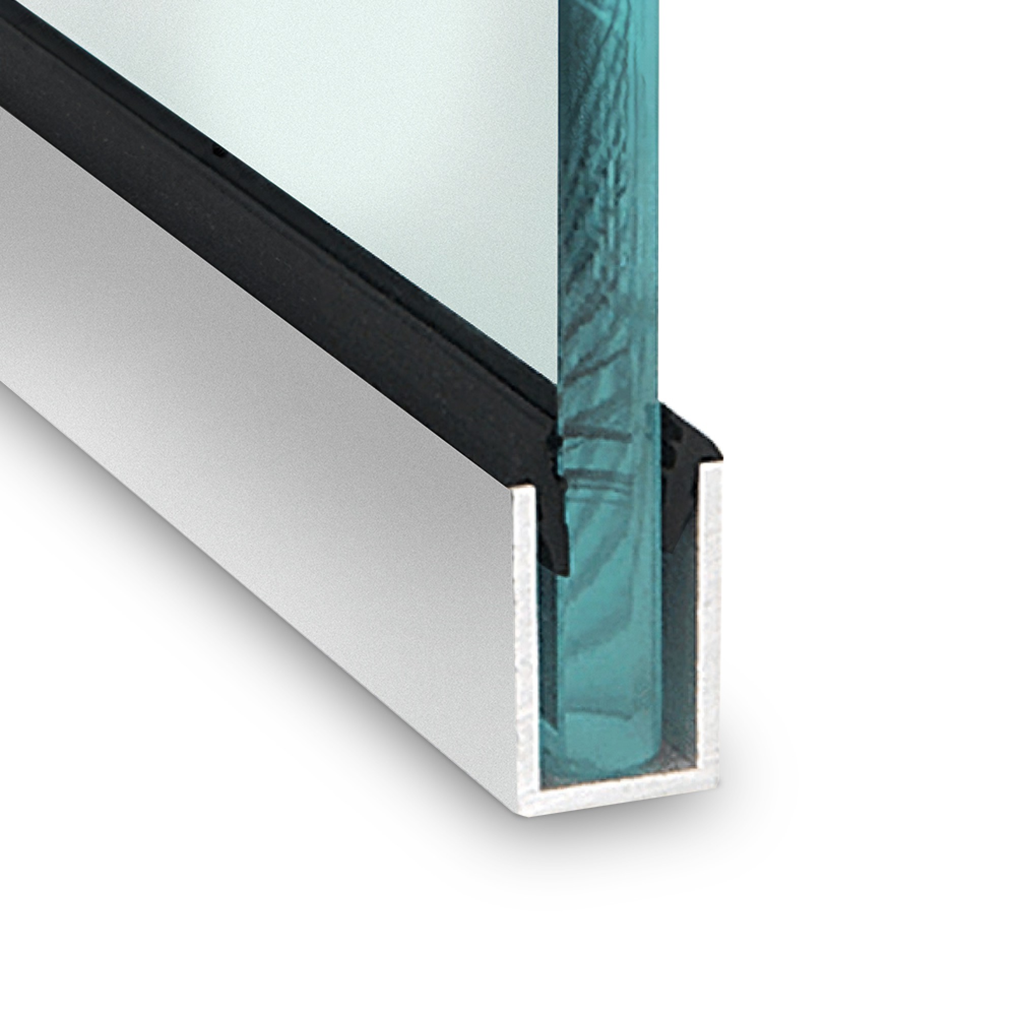 Dry Glazing U Profiles For Shop Fronts & Partitions