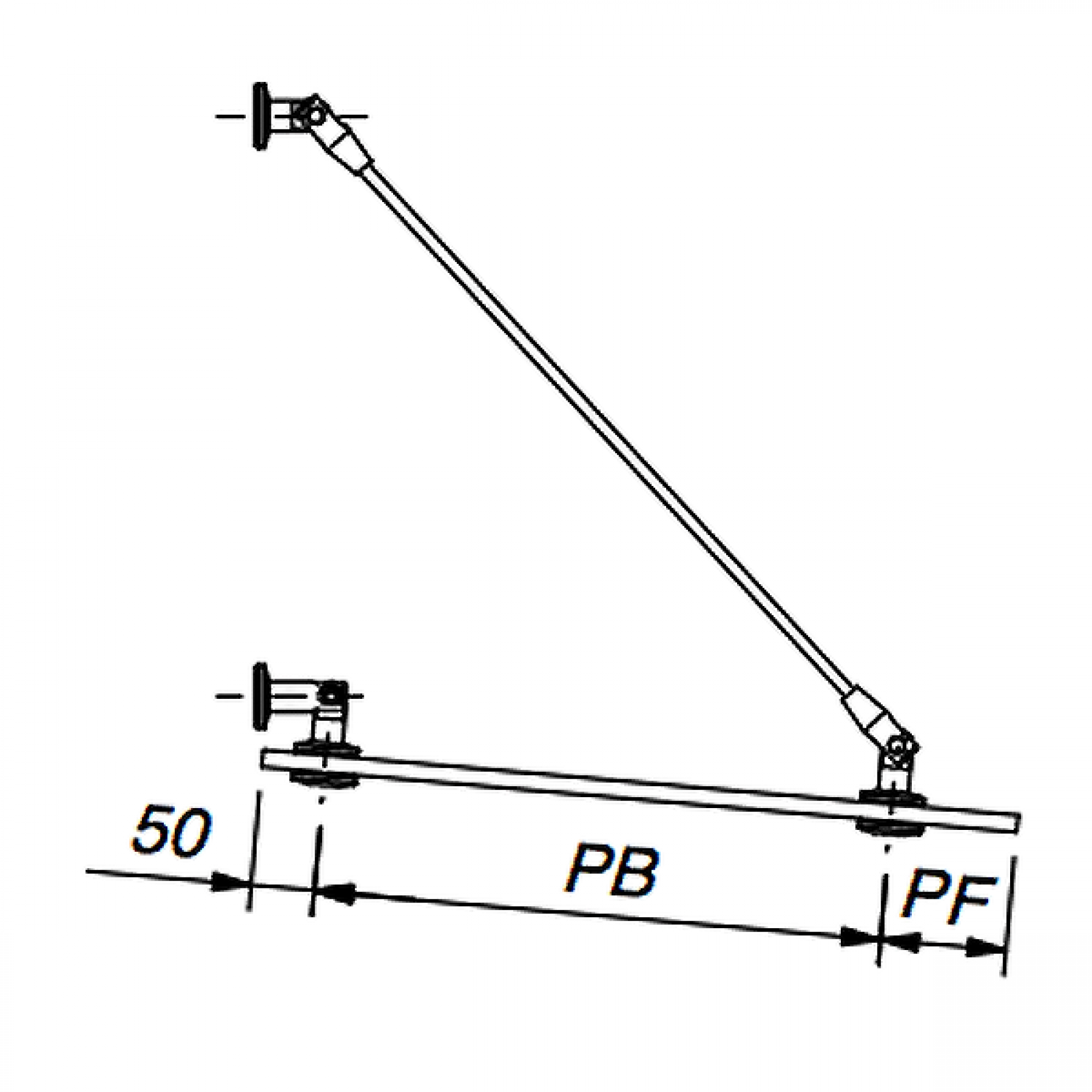 Complete 316 Stainless Steel Canopy Kit for max 13.5mm Glass