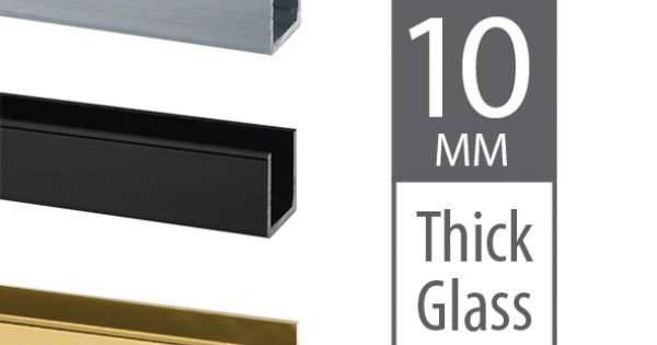 U Channels For 10mm Thick Glass