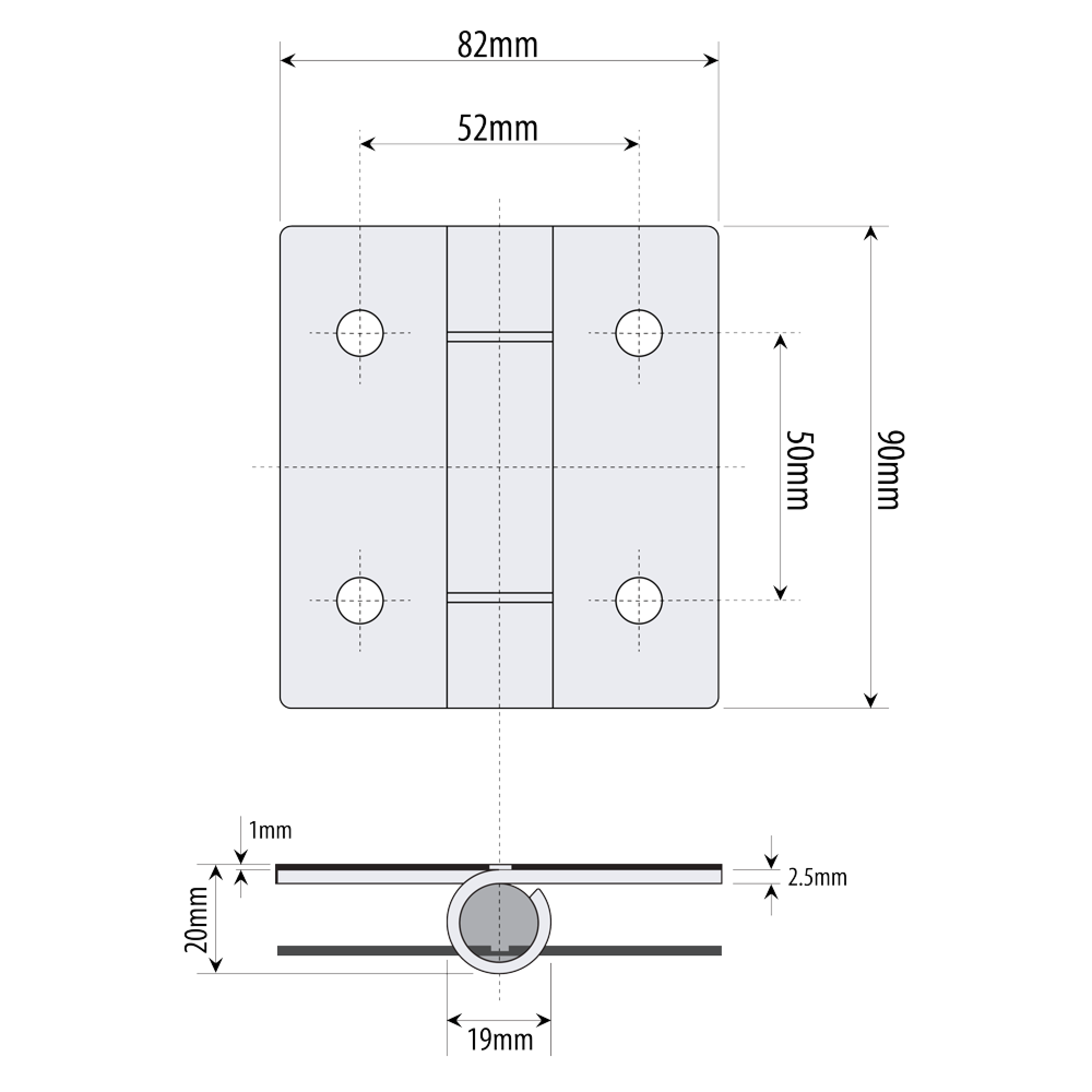 Hinge - Stainless Steel