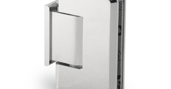 Wall Mount Shower Hinge - One Side Fixing - Polished Chrome