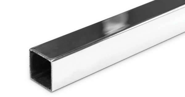 1.3 Metre Square Reinforcing Bar - Polished Chrome