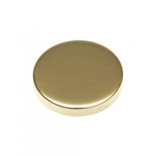 Polished Brass Flat Caps